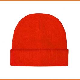 Hi-Vis Luminescent Knitted Acrylic Beanie - SafePak Workwear & Safety