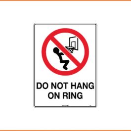 General Sign - Do Not Hang On The Ring at SafePak Industrial Supplies