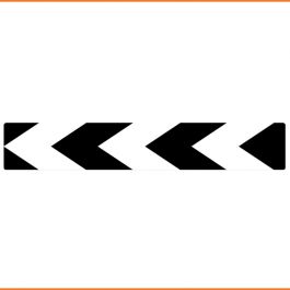 D4-1-3 Uni-Directional Hazard Marker Sign - 1800x300mm - Class 1 ...