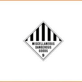 Hazchem Sign - Miscellaneous Dangerous Goods 9 at SafePak Industrial ...