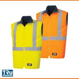 TRU Wet Weather Reversible Vest with Reflective Tape at SafePak ...
